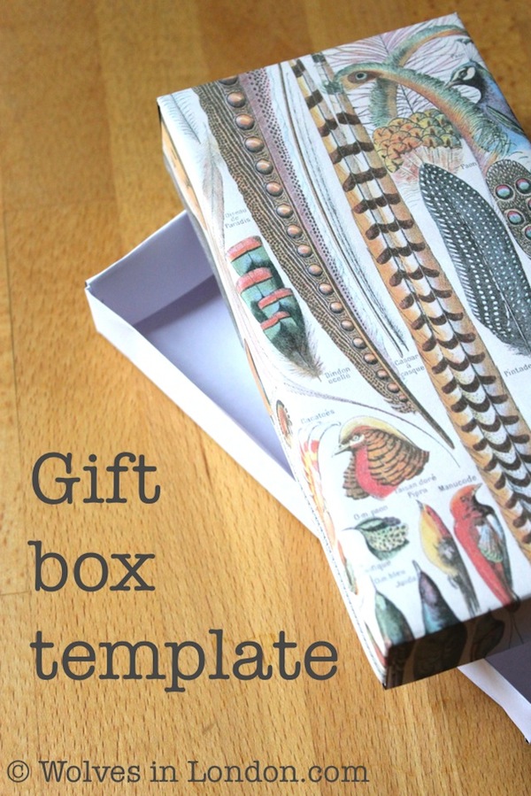 Box of delights: gift box template and tutorial | Wolves in London